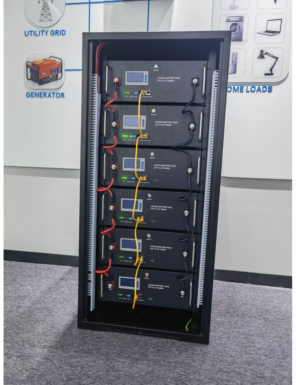Magazyn Energii 5,12kWh CATL Rack z BMS Bluetooth APP